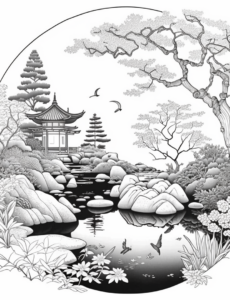 Free Digital Coloring Bundles - Paget Blue