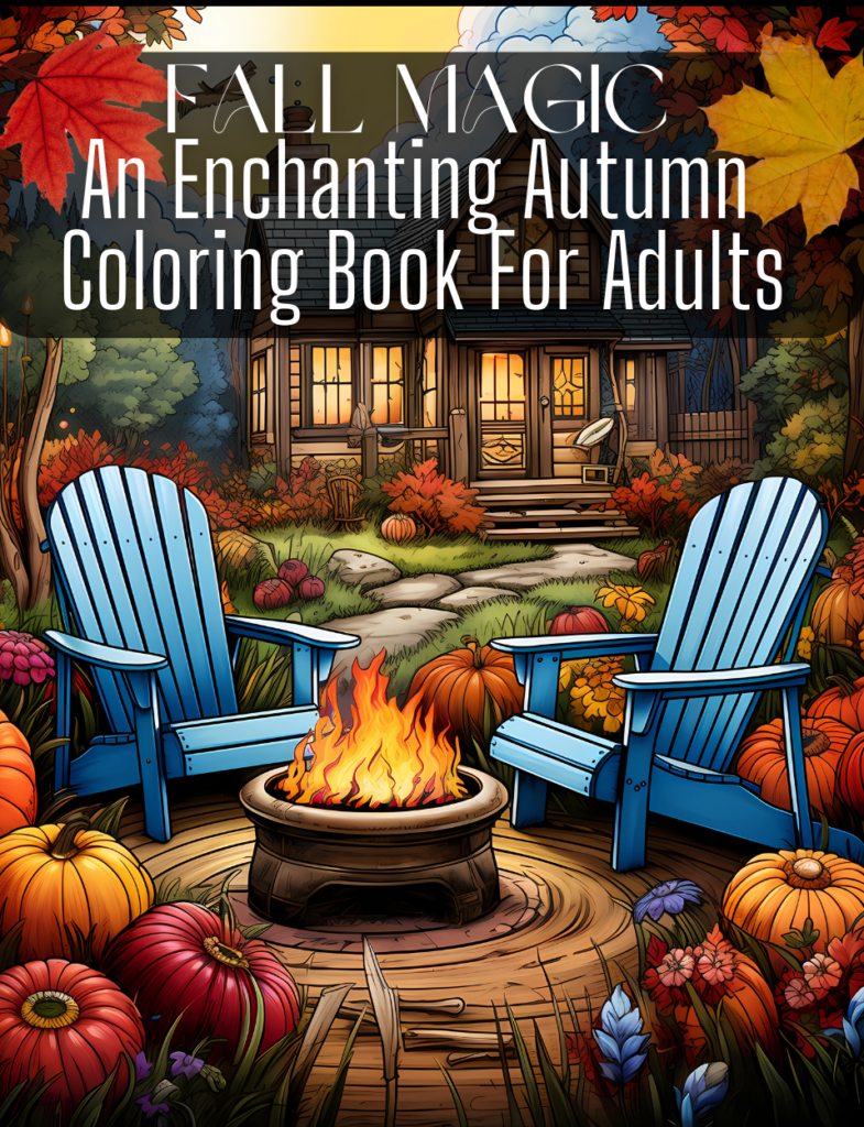 Fall Magic: An Enchanting Autumn Coloring Book For Adults - Paget Blue
